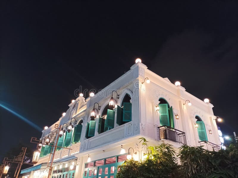 Old Building with Colonial-like Concept Stock Image - Image of like ...