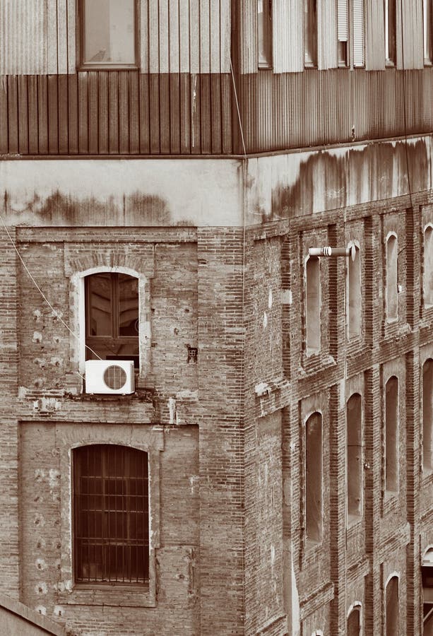 Old building construction stock photo. Image of windows - 3735356