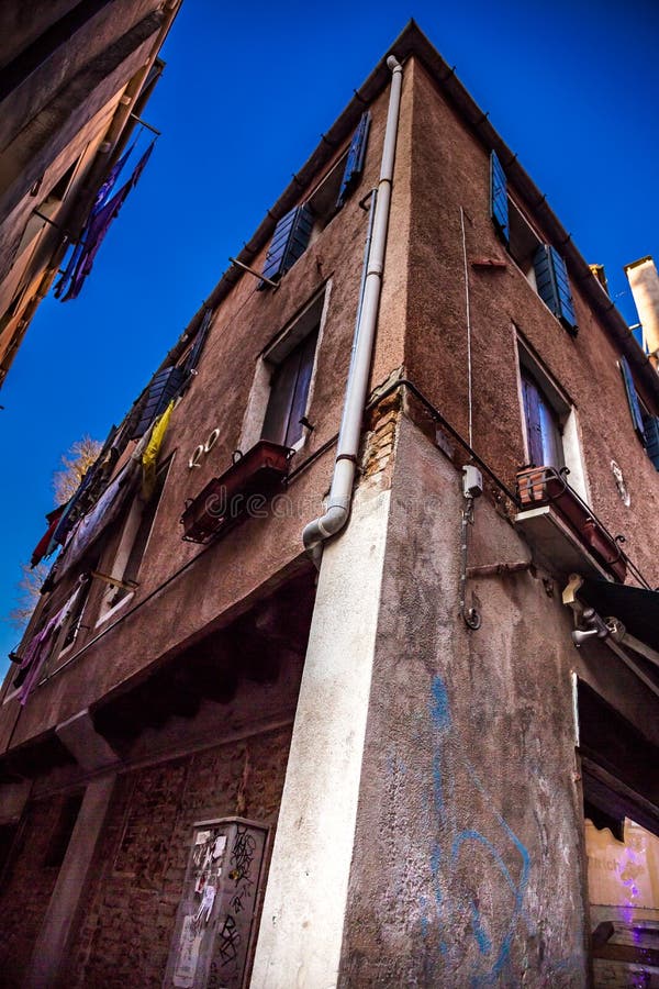 Old building corner stock image. Image of blue, corner - 66405971