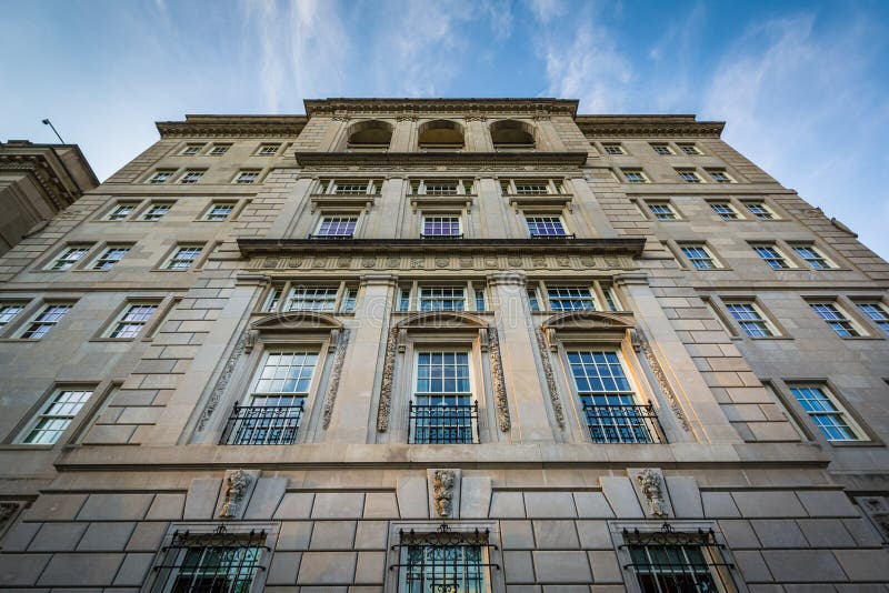 Old Building in Downtown Washington, DC. Stock Photo - Image of city ...