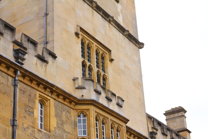 Architecture in England Stone Building Stock Photo - Image of sandstone ...