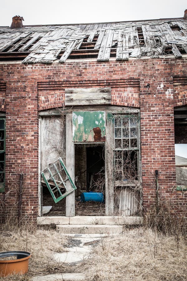 Old Building Falling Apart stock photo. Image of creepy - 38820424