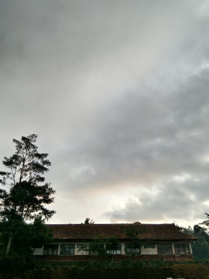 An Old Building that Has Been Abandoned for Quite a Long Time Stock ...