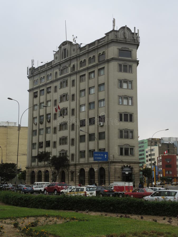 Old Building in Lima, Peru. Editorial Stock Photo - Image of grand ...