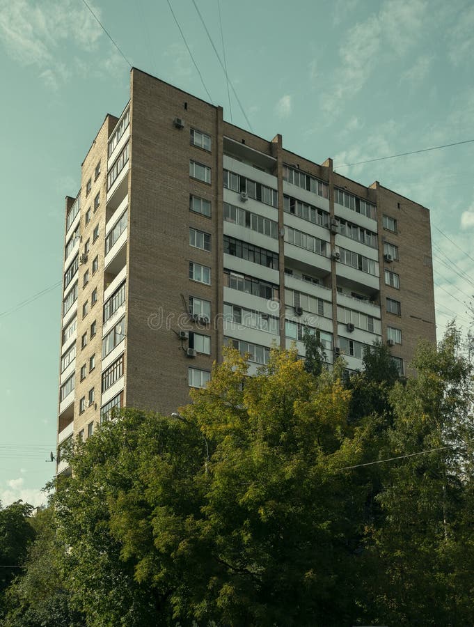 Old Building Made of Bricks in Moscow, Russia Stock Photo - Image of ...