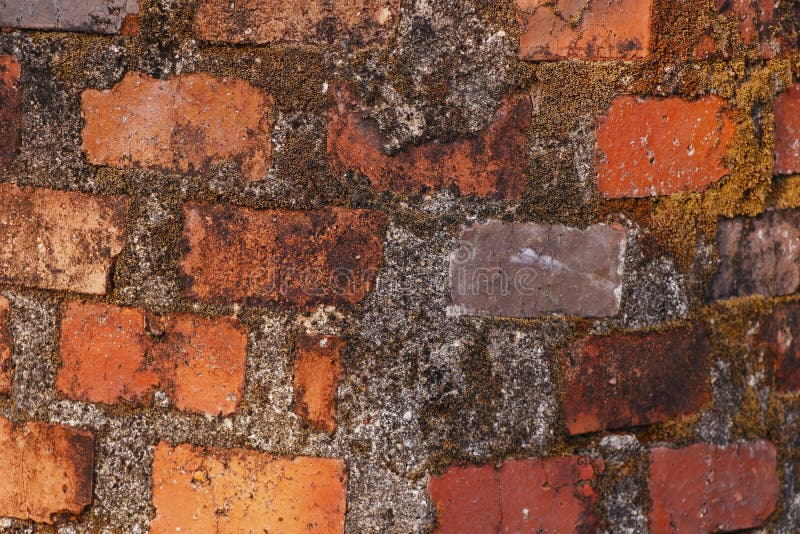 Old Building Material Clay Bricks Patterns Stock Image - Image of ...