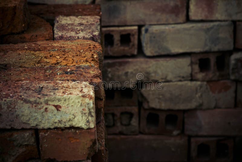Old Building Materials - Stacked Bricks Stock Photo - Image of style ...