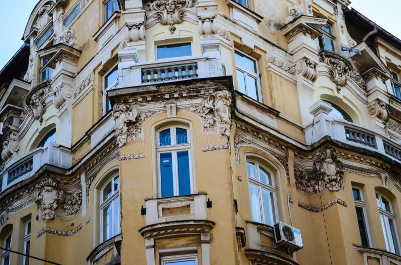 Old Building in the Old Centre of Sofia , Stock Image - Image of ...