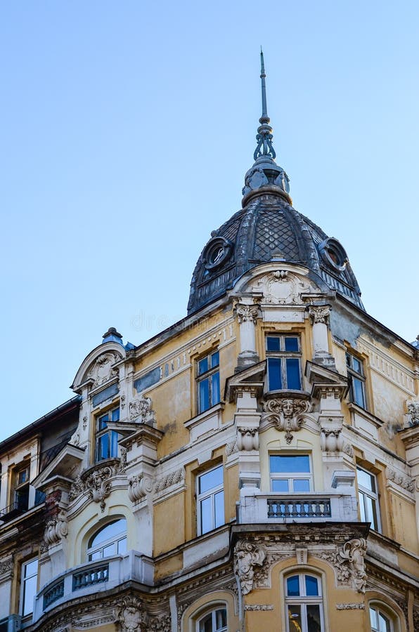 Old Building in the Old Centre of Sofia , Stock Image - Image of door ...