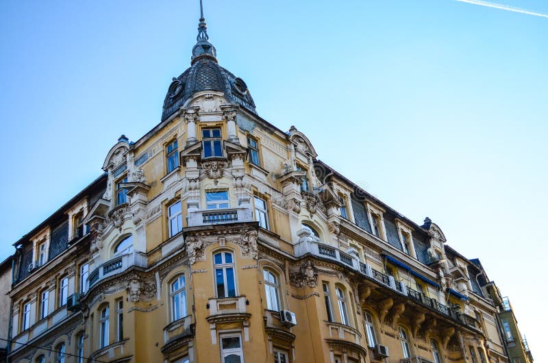 Old Building in the Old Centre of Sofia , Stock Photo - Image of arch ...