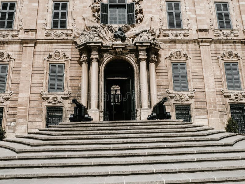 Old Building with Open Doors Editorial Stock Photo - Image of doors ...