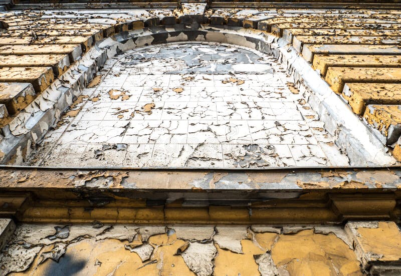 Old Building with Peeling Paint Stock Image - Image of peeling, paint ...