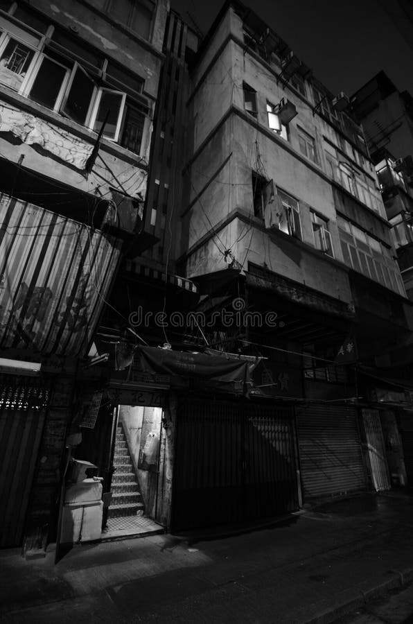 Old Building in poor area stock photo. Image of building - 27845310