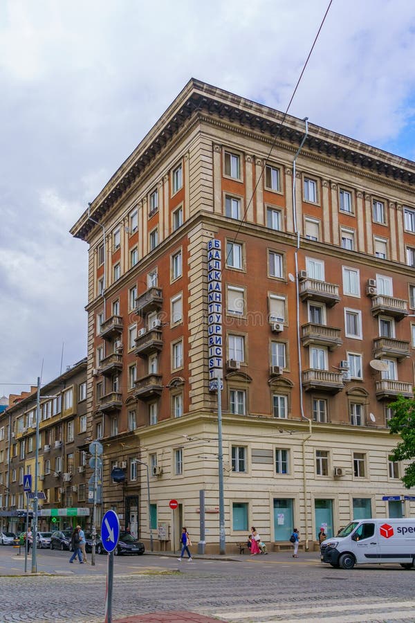 Old building, in Sofia editorial stock photo. Image of urban - 298225373
