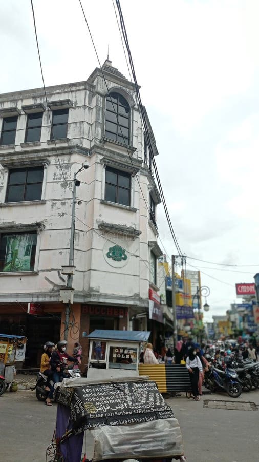 Old building at sukabumi editorial stock image. Image of landmark ...