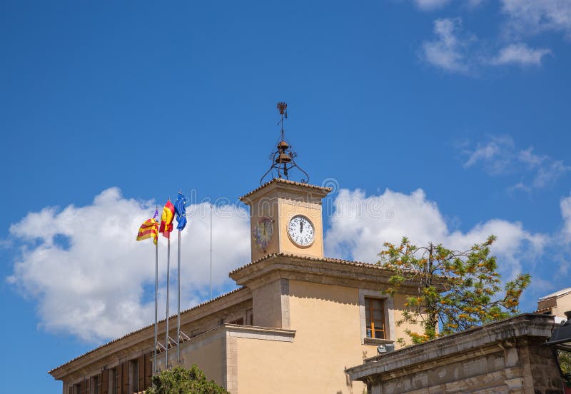 Old Building in the Old Town of Palma Majorca Stock Image - Image of ...