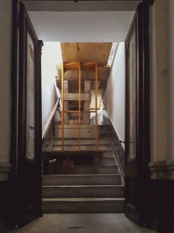 Old building under repair stock photo. Image of inside - 269849340