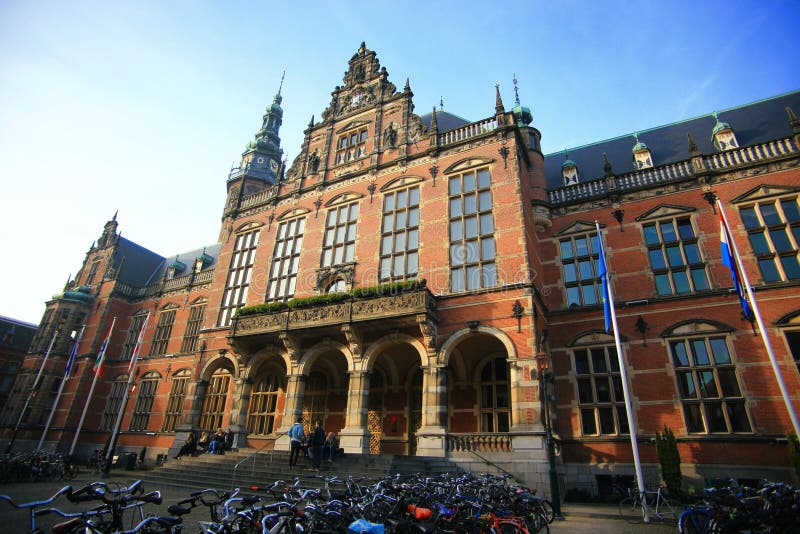 Old Building of the University of Groningen Editorial Stock Photo ...