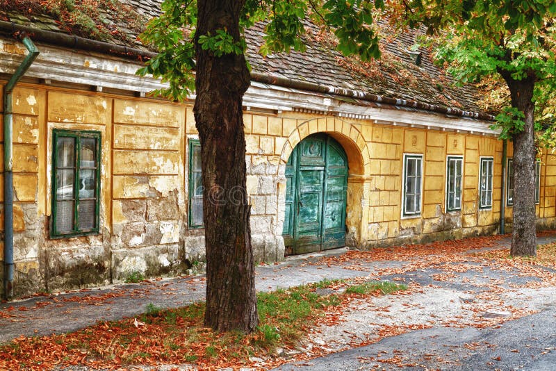 Old buildings stock image. Image of trees, brown, house - 21570257