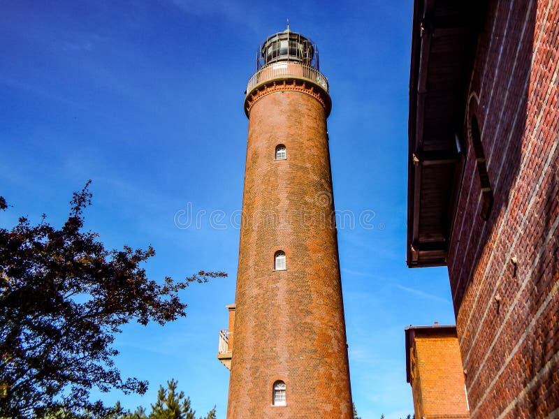 Old Buildings on the Baltic Sea Coast Stock Photo - Image of lighthouse ...