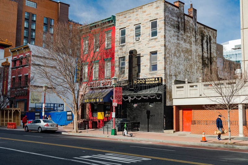 Old Buildings of Chinatown in Washington D.C Editorial Stock Photo ...