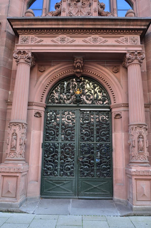Old Buildings in the Financial District of Frankfurt Stock Image ...