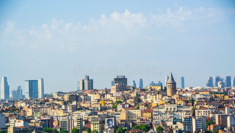 Old buildings in Istanbul stock image. Image of architecture - 54765775