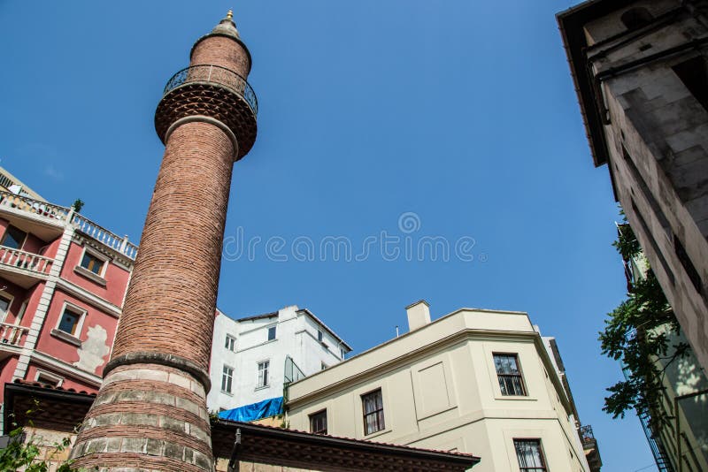 Old buildings in Istanbul stock photo. Image of minaret - 54765894