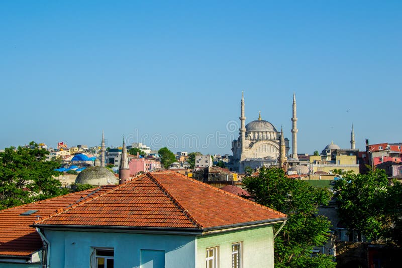 Old buildings in Istanbul stock image. Image of golden - 54767813