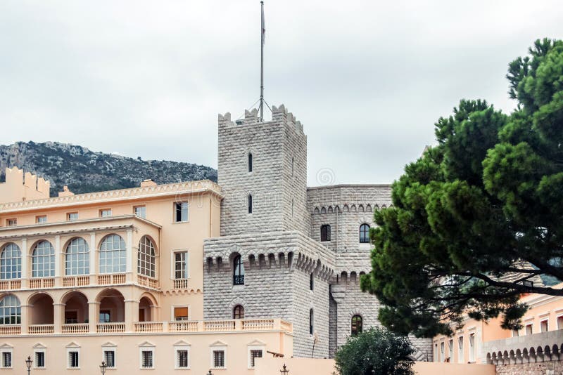 Buildings in monaco castle stock photo. Image of building - 105255598