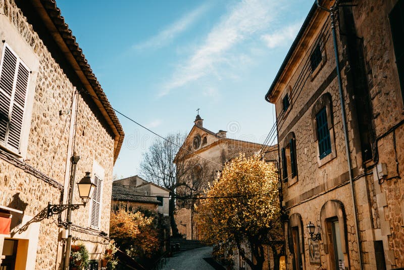 Old Buildings Next To Each Other during Autumn Stock Image - Image of ...