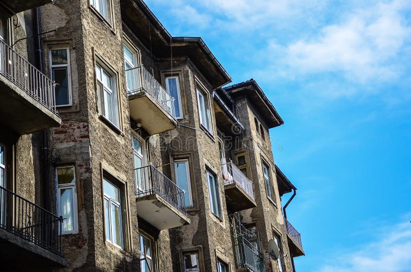 Old Buildings in the Old Centre of Sofia , Stock Photo - Image of doors ...