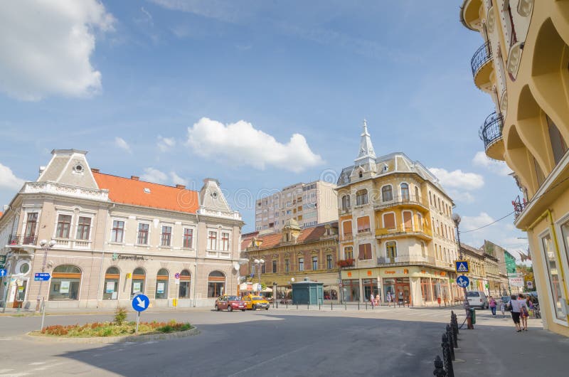 Old buildings in Oradea editorial photo. Image of cityscape - 80653331
