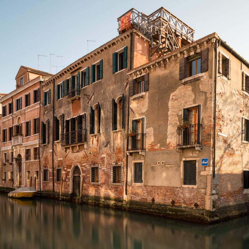 Old Buildings in Venice stock image. Image of typical - 58249225