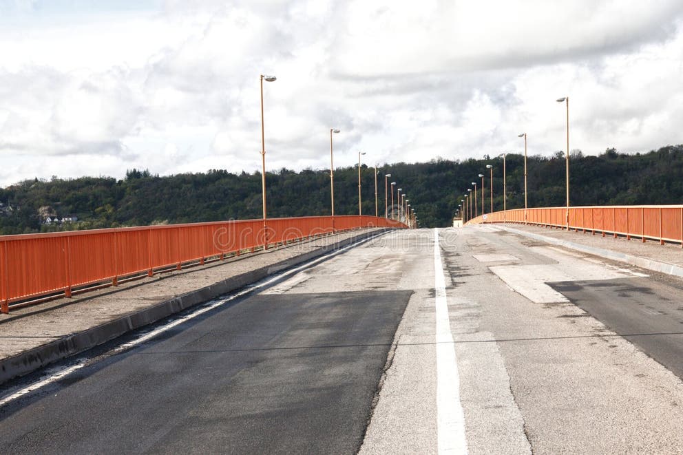 Old bumpy road on a bridge stock photo. Image of road - 304299050