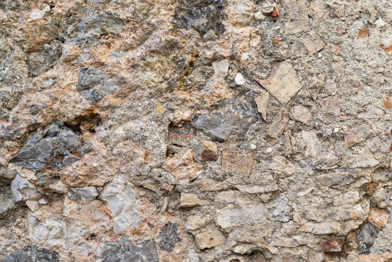 Old Bumpy Texture of an Ancient Stone Wall Stock Image - Image of ruins ...