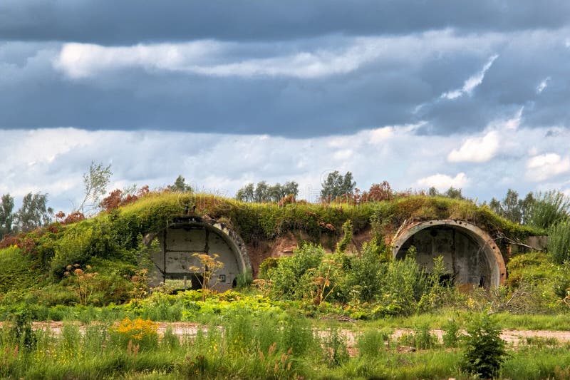 Old Military Building Bunker in Latvia Stock Photo - Image of outdoor ...