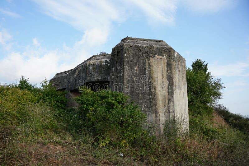 Old Bunker in Istanbul, Turkiye Stock Photo - Image of army, monument ...
