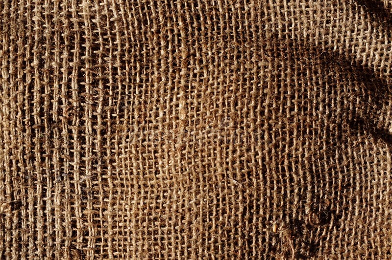 Old burlap fabric stock image. Image of material, brown - 35553151