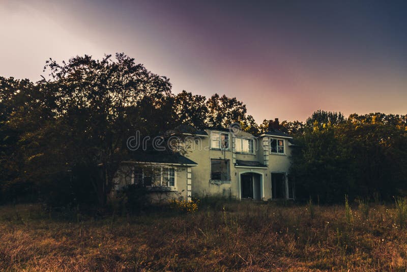 Burned House stock photo. Image of woods, burned, house - 105747950