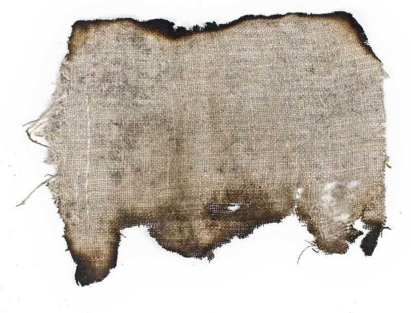 Old, Burnt on the Edges of the Fabric Stock Photo - Image of burn ...
