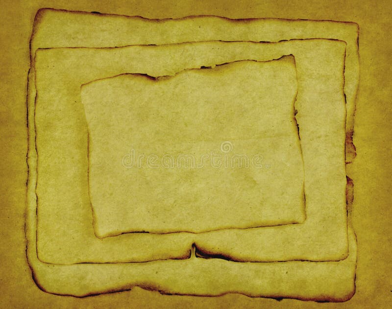 Old burnt paper stock image. Image of messy, blank, manuscript - 22323679