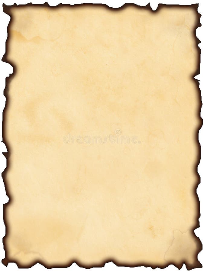 Old burnt paper stock image. Image of crumpled, revival - 6752175
