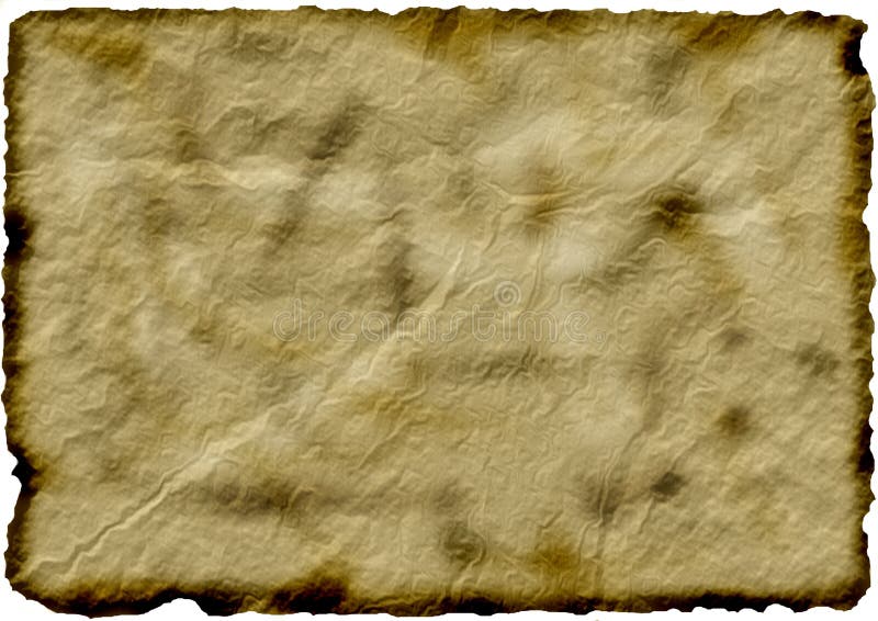 Old Burnt Paper/Map stock illustration. Illustration of feel - 9679750
