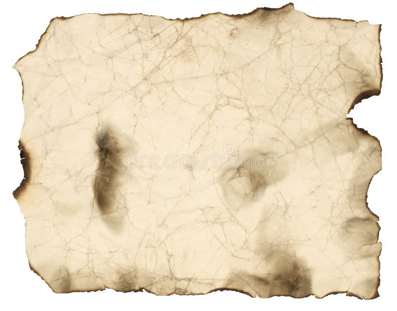 Old Burnt Paper/Map stock illustration. Illustration of feel - 9679750