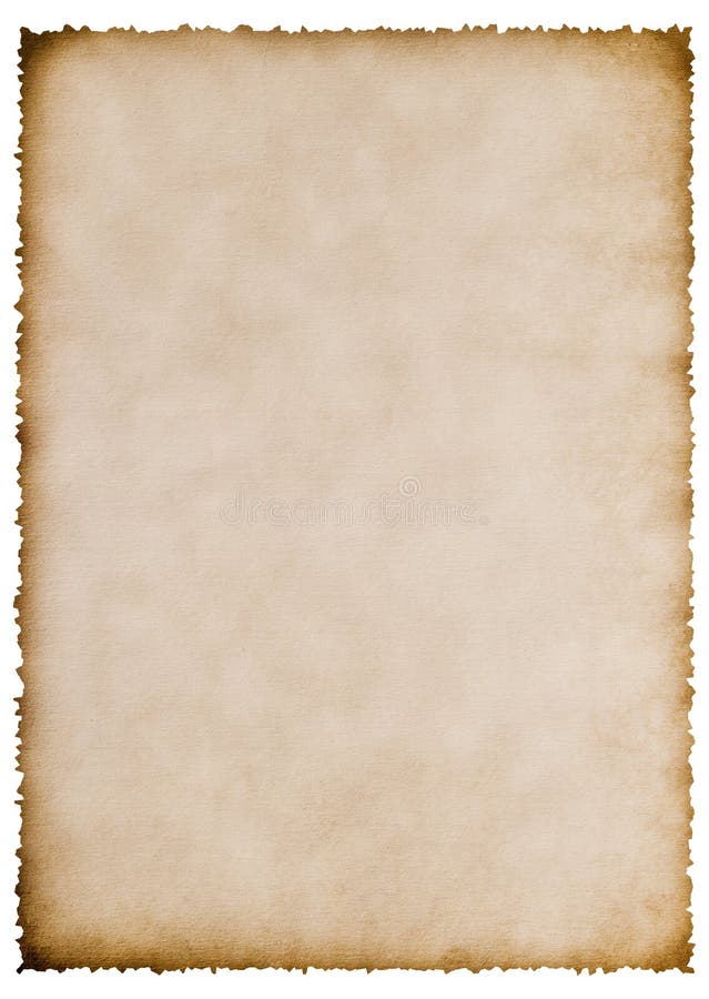 Old burnt paper sheet stock image. Image of aged, abstract - 62089863