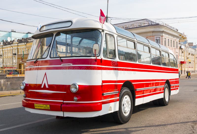 Old bus LAZ-695E editorial photo. Image of 1961, transport - 45121041