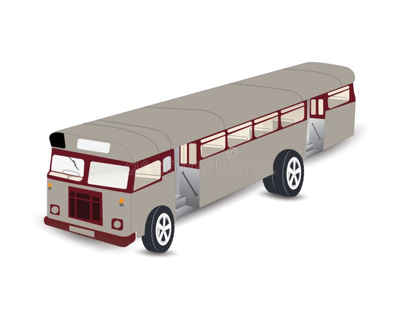 Indian Bus Stand Sketch