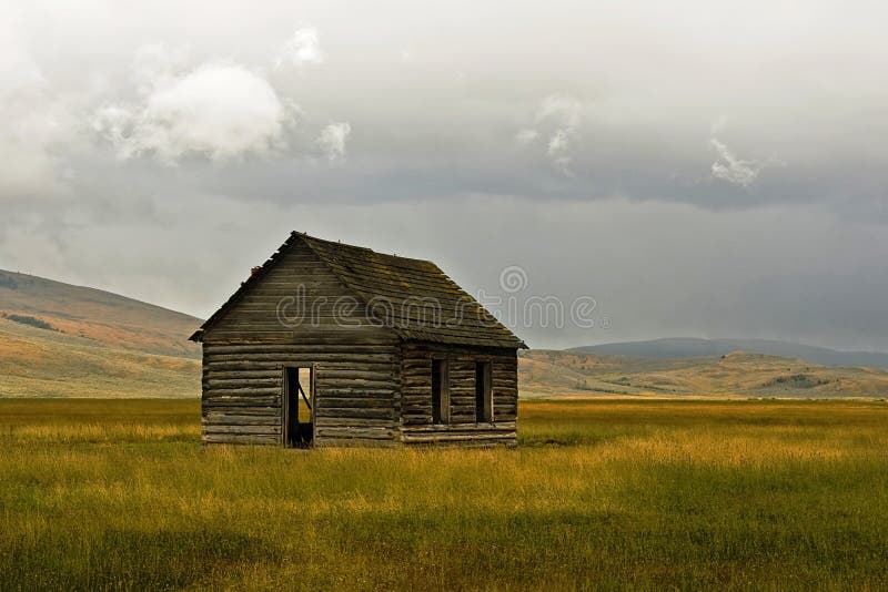 Old Cabin stock photo. Image of shack, landscape, farm - 16122952