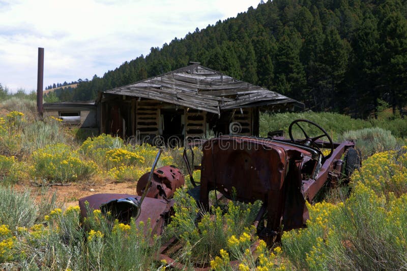 Comet Montana Ghost Town Shack Stock Image - Image of shack, pale: 99179363